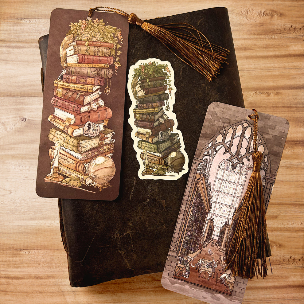 Overdue Library Books || Vinyl Sticker – Dash of Knutmegg